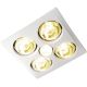 IXL Easy Duct Triumph 3 in 1 Bathroom Tastic 2 x 275W Heat Lamps ...