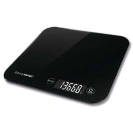 Bodysense Digital Kitchen Scale with 15kg Capacity in Black